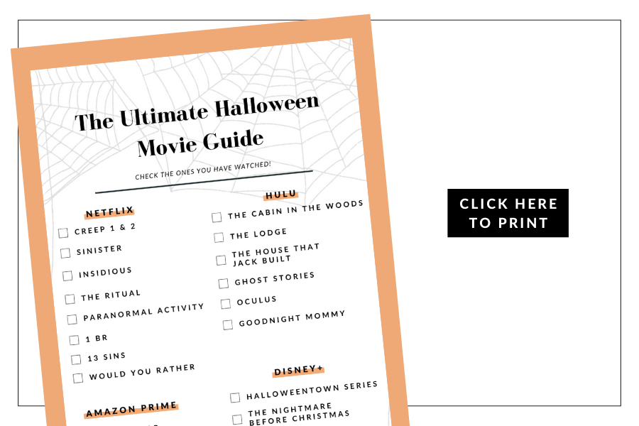 The Ultimate Halloween Movie Guide - 31 Scary & Spooky Movies - Erika Marie