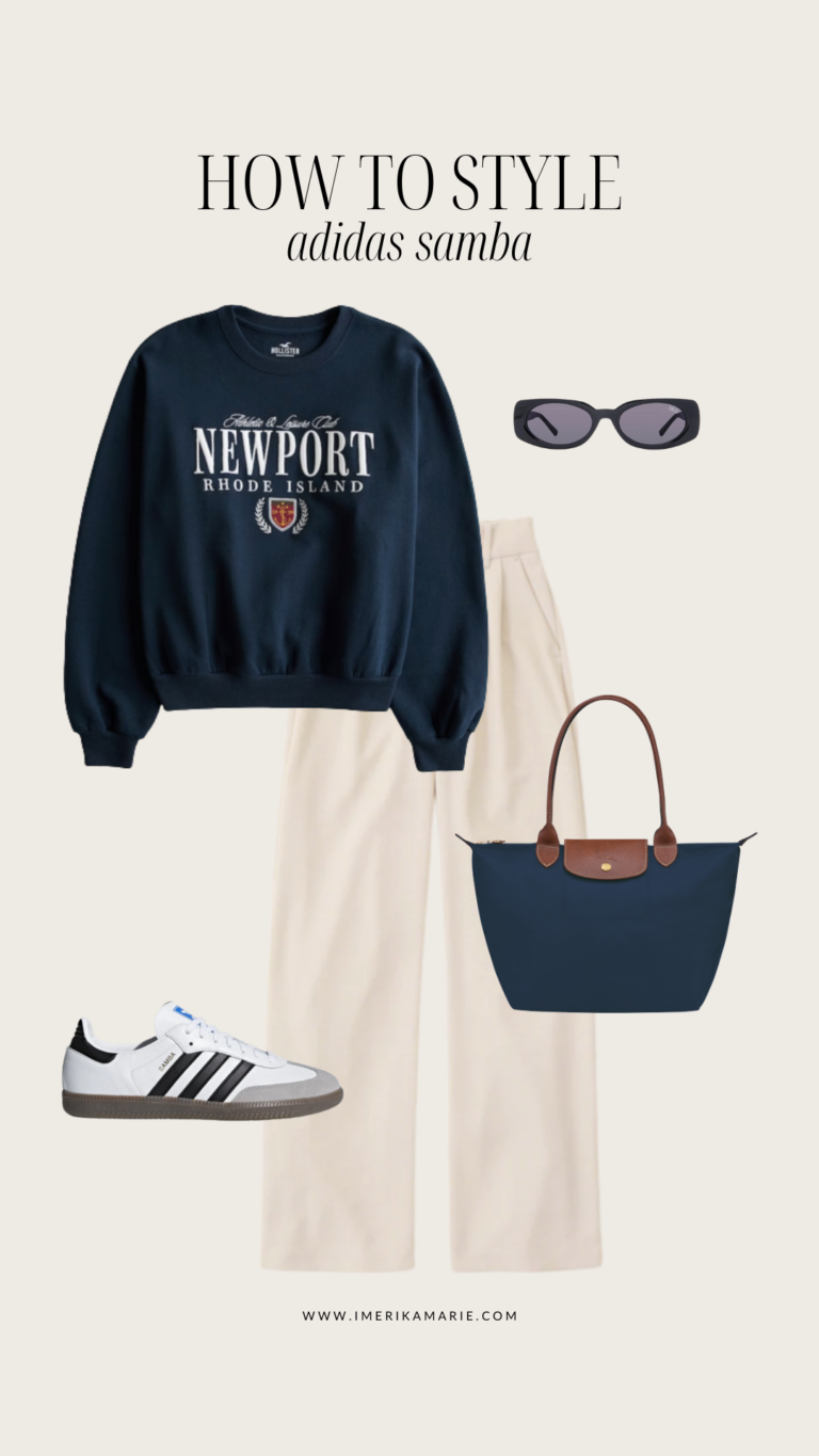 10 Ways to Style Adidas Samba Sneakers This Fall | Erika Marie