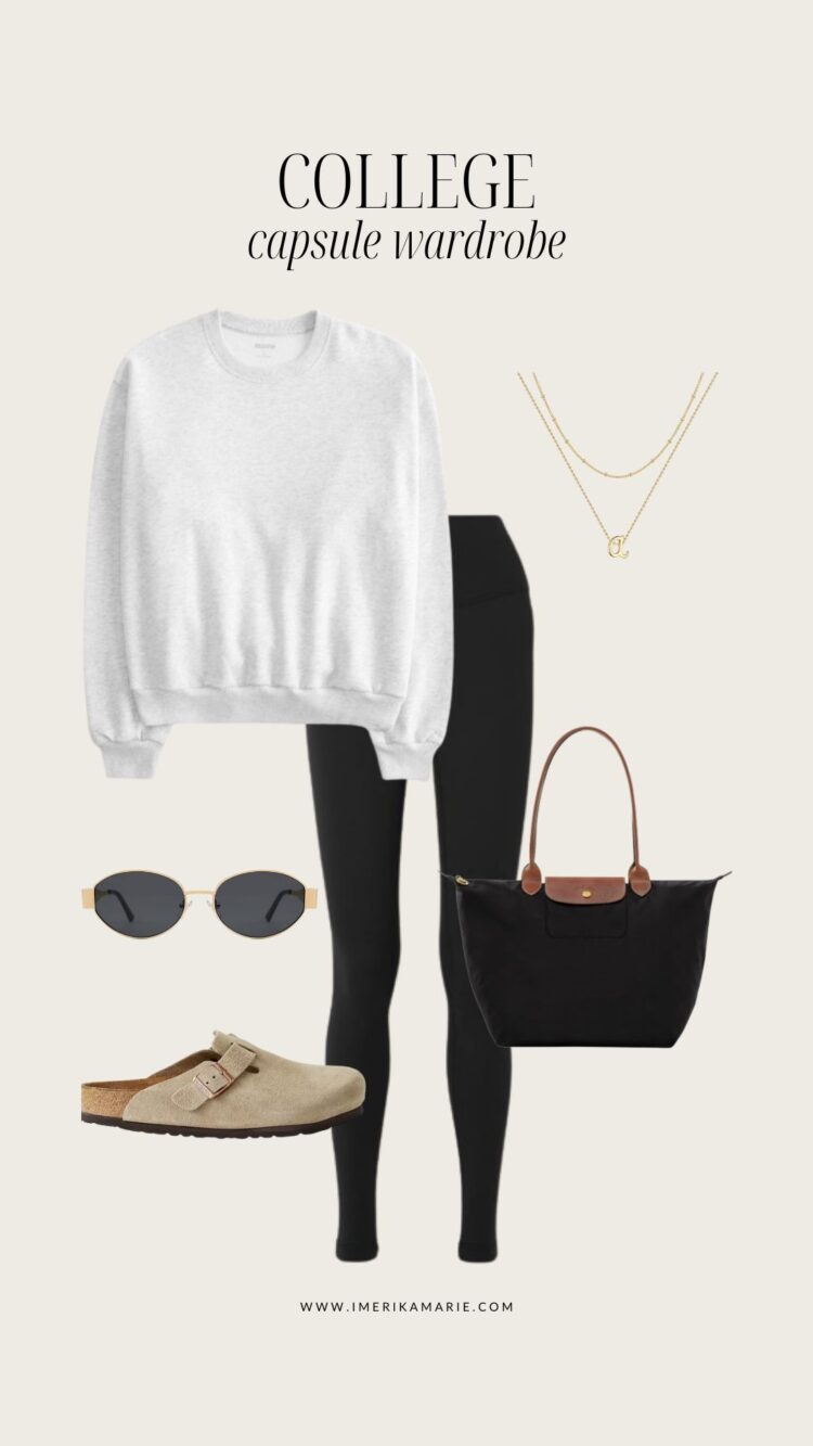 College Capsule Wardrobe + 20 Outfit Ideas | Erika Marie