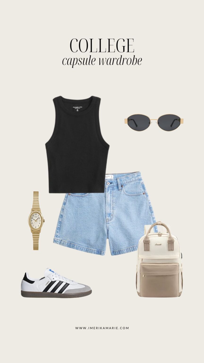 College Capsule Wardrobe + 20 Outfit Ideas | Erika Marie