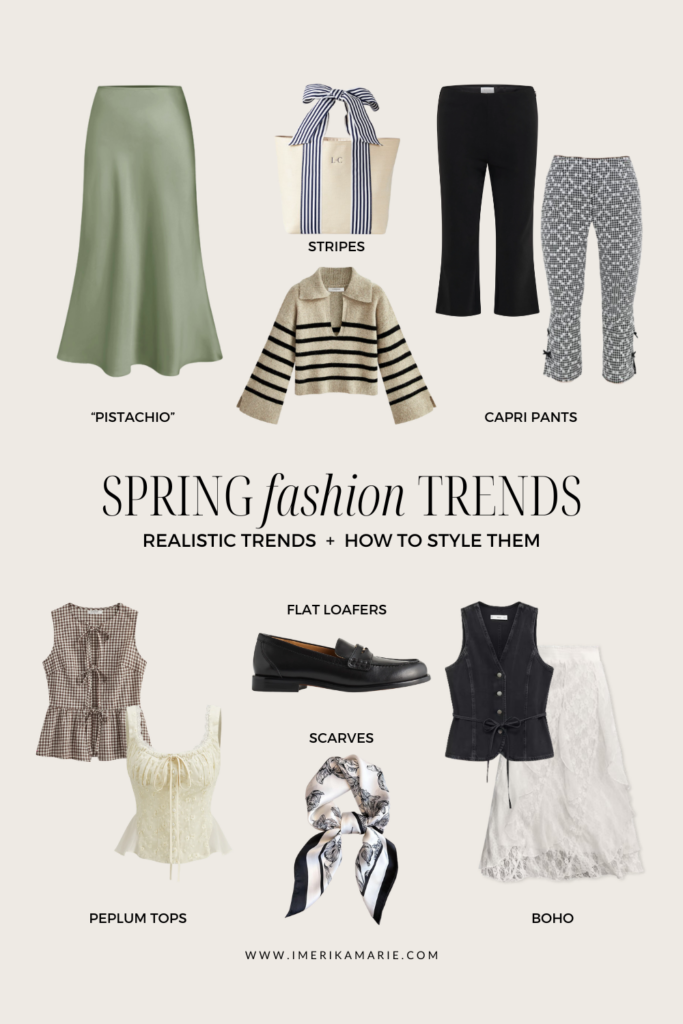 Spring 2025 Fashion Trends + How to Style Them | Erika Marie