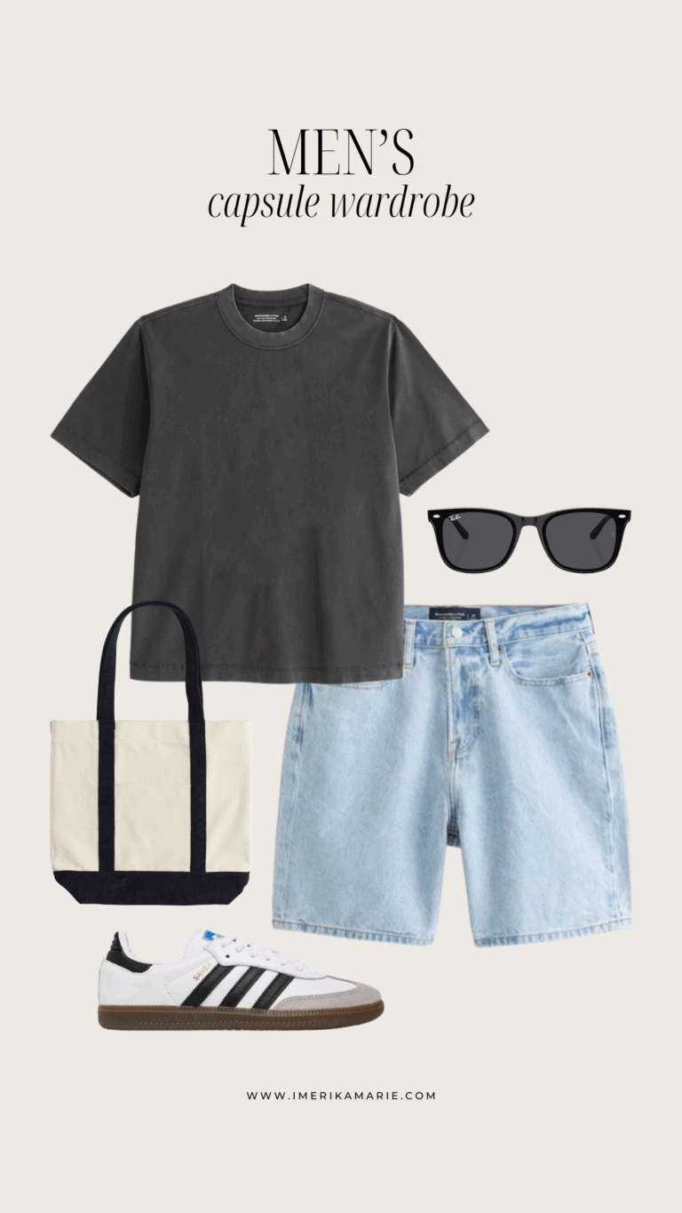 Men's Summer Capsule Wardrobe + 20 Outfit Ideas | Erika Marie