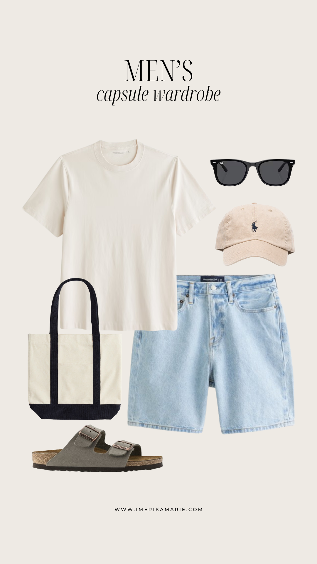 Men's Summer Capsule Wardrobe + 20 Outfit Ideas | Erika Marie