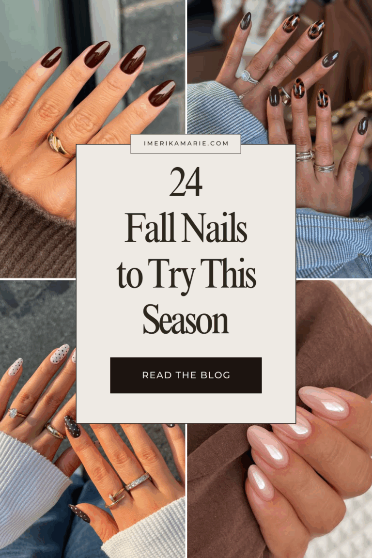 20+ Fall Nail Ideas to Try this Season | Erika Marie