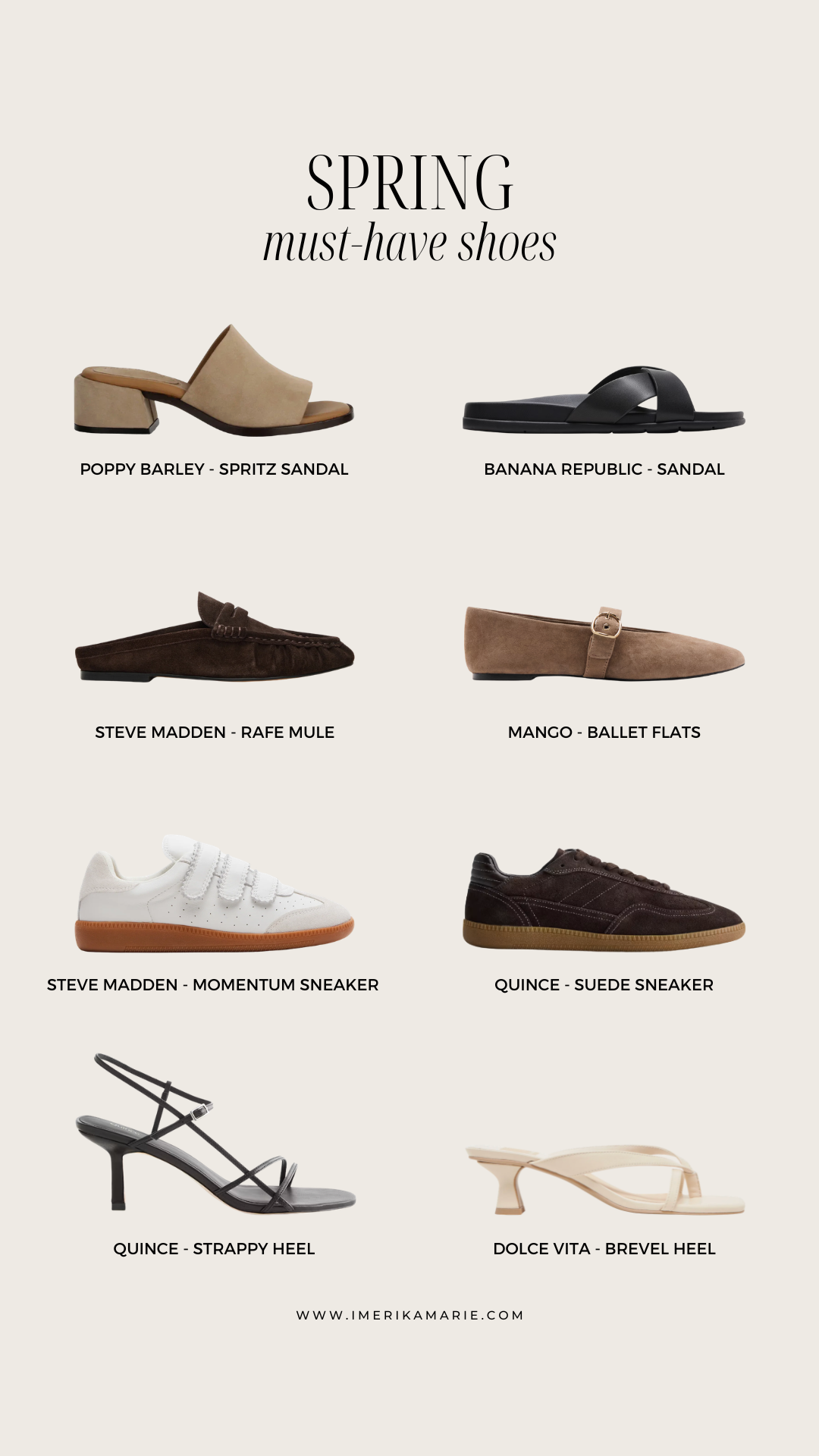 8 Must-Have Spring Shoes | Erika Marie